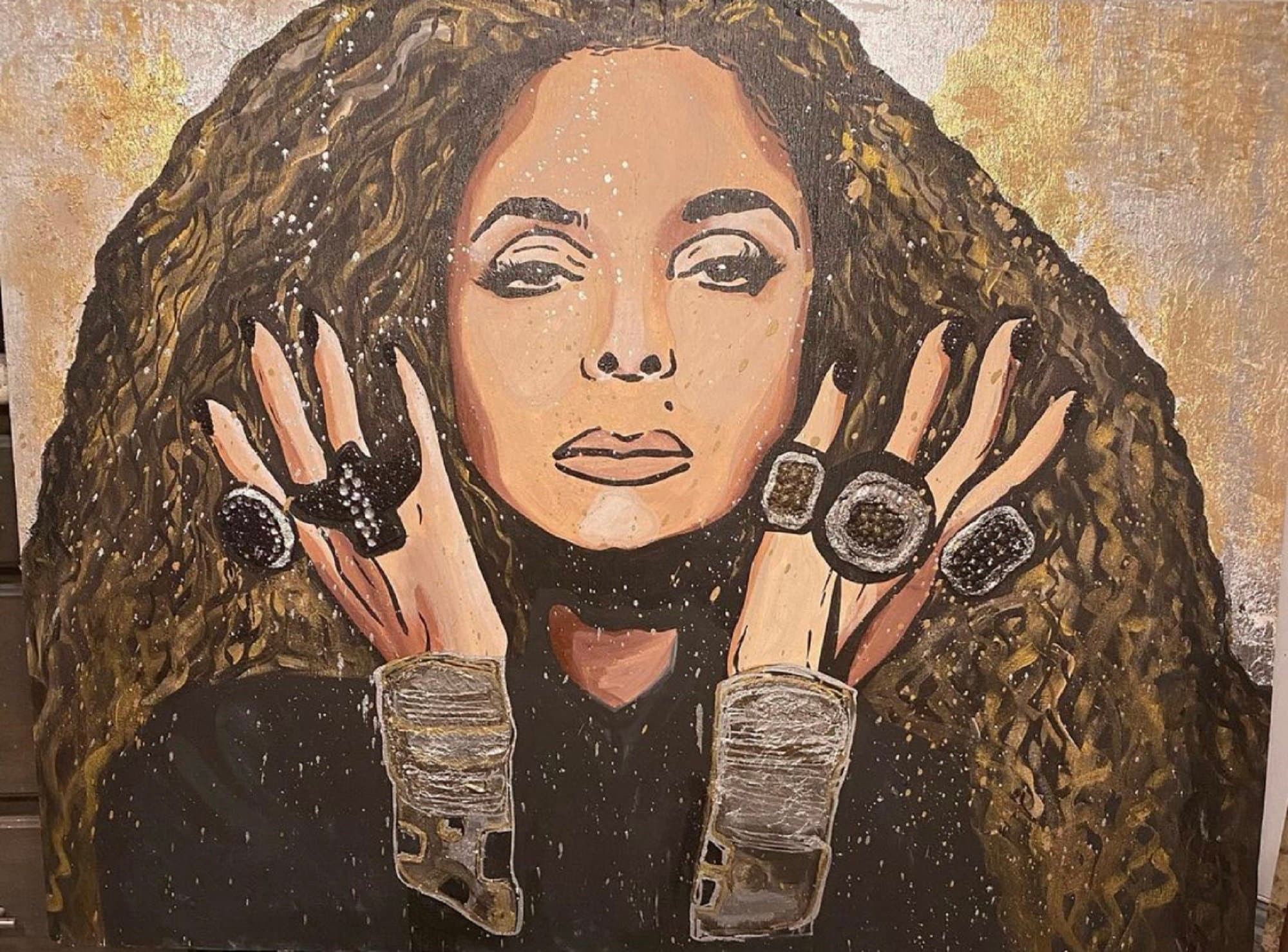 Janet Jackson (24in X 36 Canvas Print) - Etsy