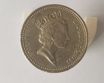 1985 Elizabeth Ii One Pound Coin - Etsy