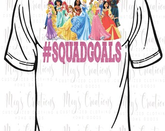 Princess Squad Png - Etsy