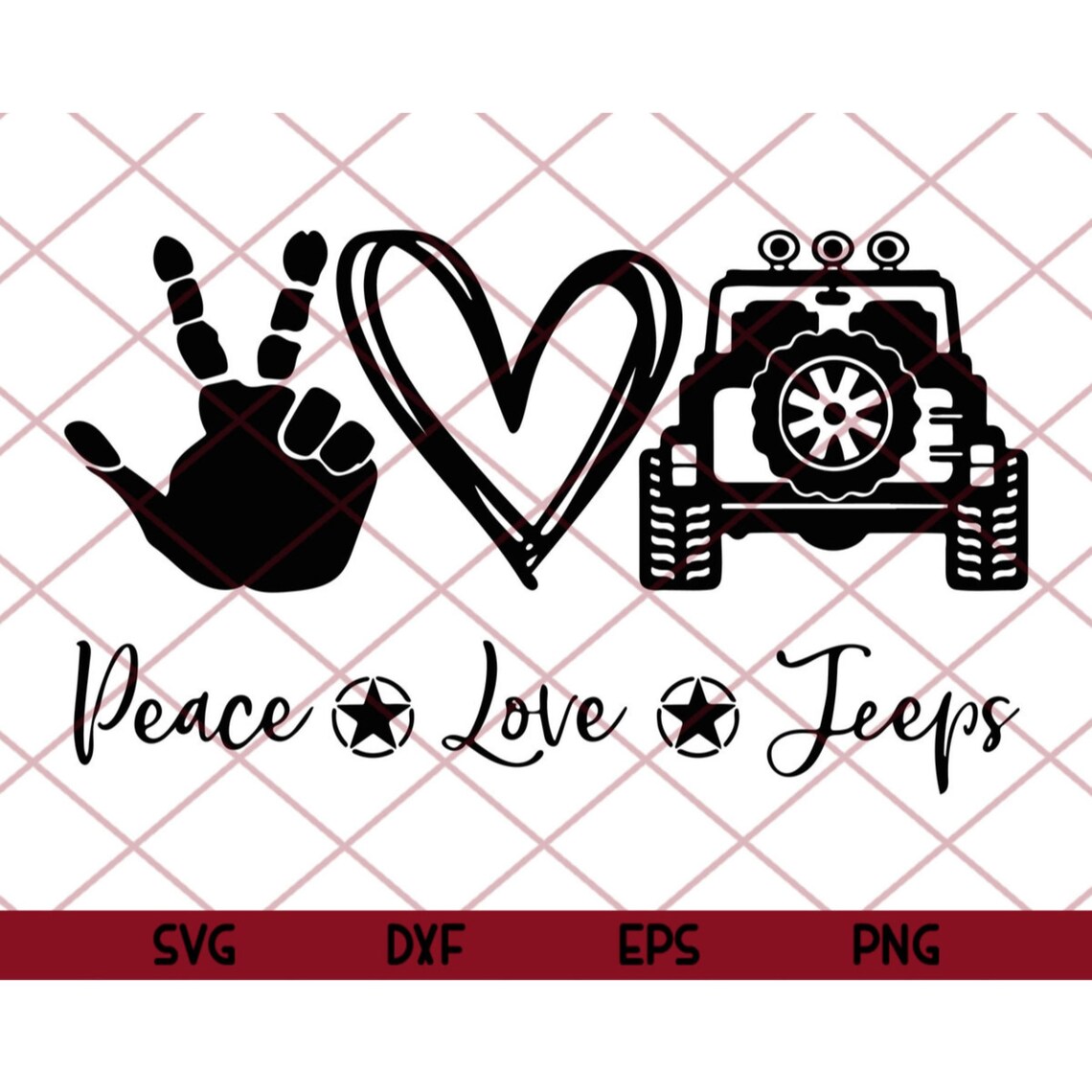 Peace Love Jeep Svg Jeep Car Svg Jeep Lover SvgJeep Svg Eps | Etsy