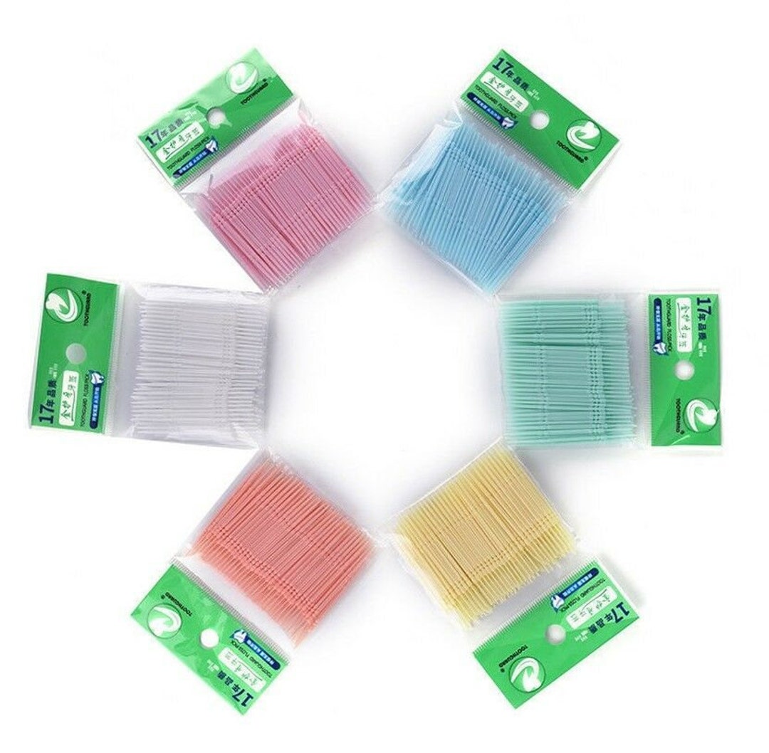 100 Pcs Plastic Toothpick Dental Tooth Picks Oral Hygiene - Etsy