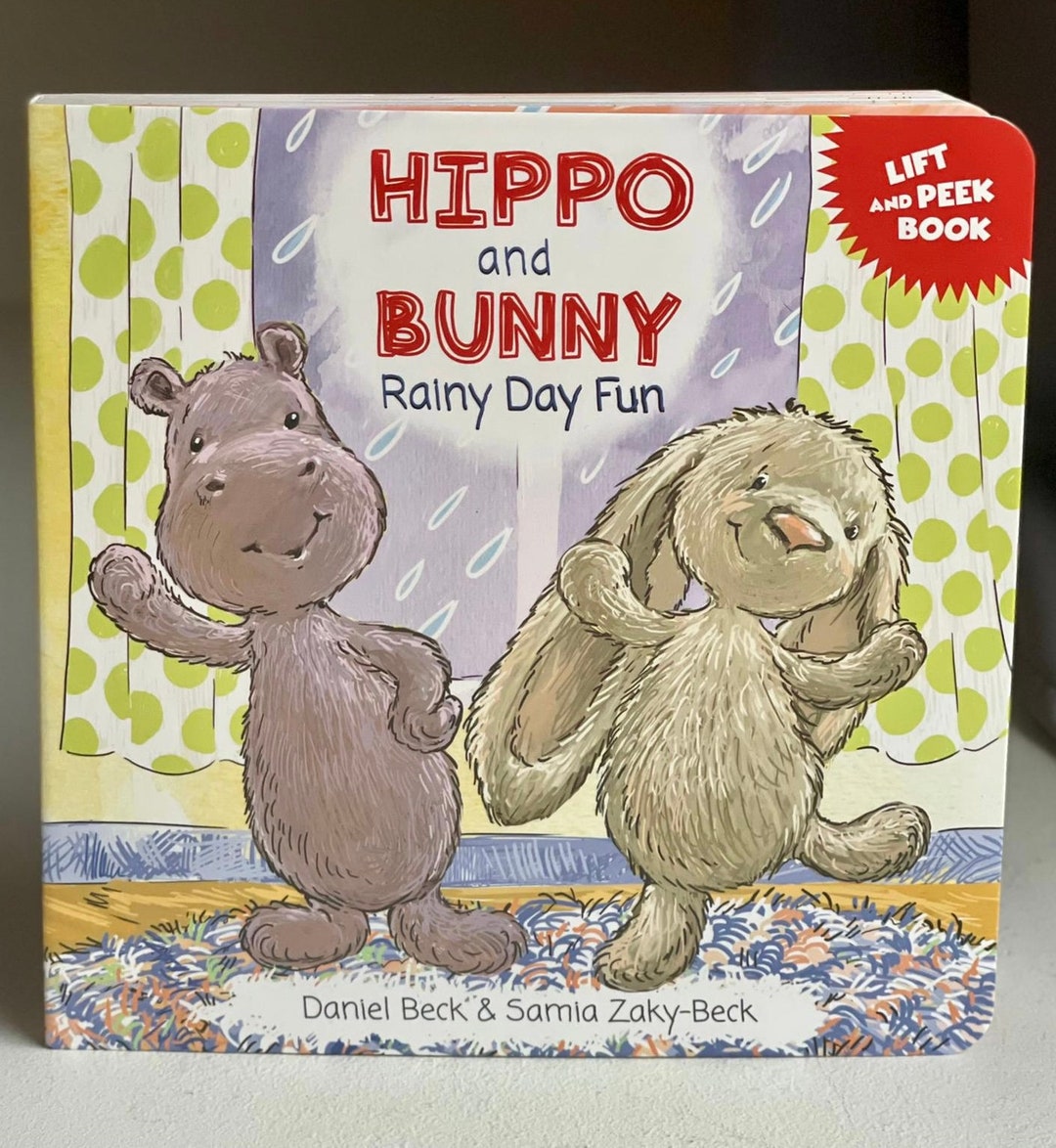 Hippo and Bunny Rainy Day Fun: A Lift-the-flap Book for Babies and ...