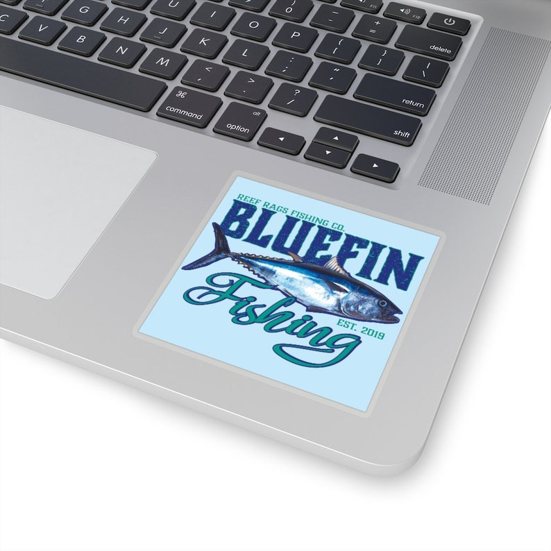 Bluefin Tuna Fishing Reef Rags Kiss-cut Stickers - Etsy