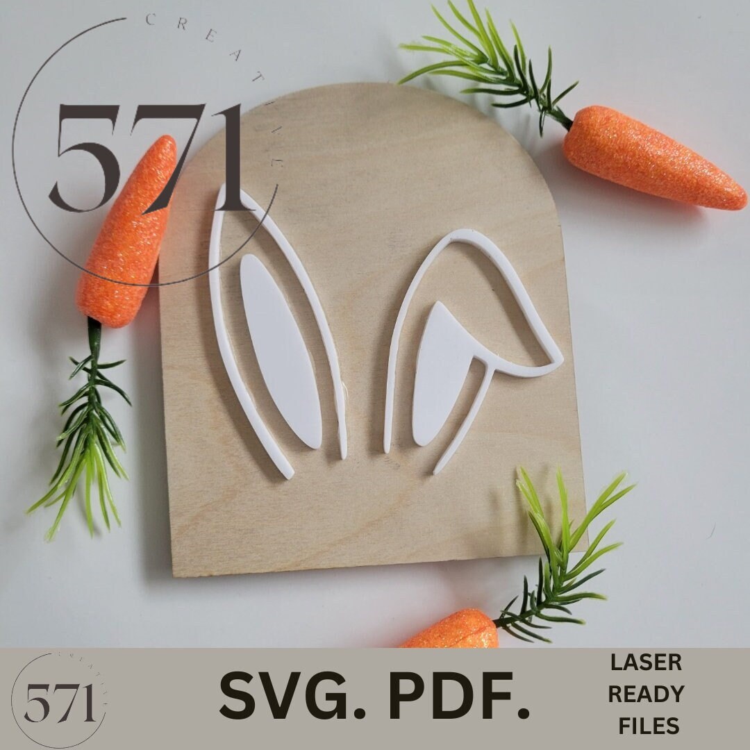 Easter Svg| Bunny Ear Svg| Easter Ear Svg| Easter Sign - Etsy