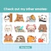 Highland Cow Emotes / Cute Emoji Pack / 8 Highland Cow Emotes for ...
