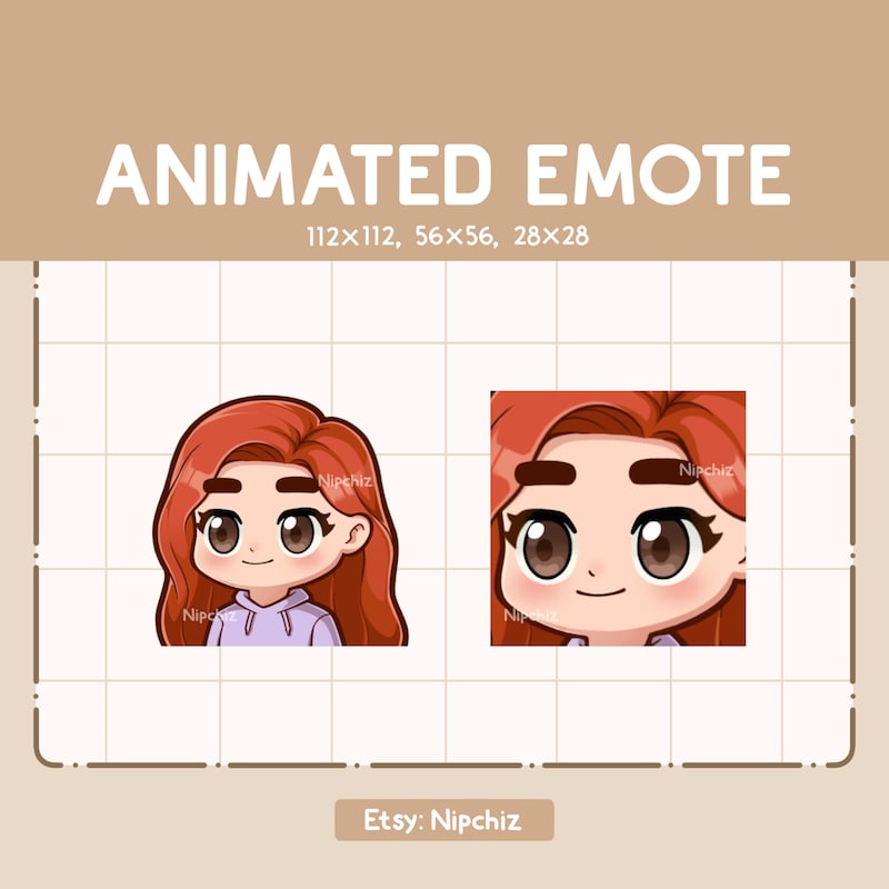Red Hair Twitch Emotes - Etsy