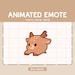 Animated Emote Deer Slapping a Table - Funny Cartoon Emote - Ready to ...