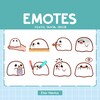 Animated Emote Cute White Cat / Shaking Head Emote / Emote for Streamer ...