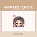 Animated Emote Cute Cat Has a Plan With Scheming Face / Emote for ...