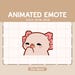 Animated Emote Cute Bored Axolotl is Yawning / Kawaii Cartoon Emote ...