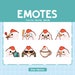 Chicken Emotes / 8 Cute Chicken Bundle / Emotes for Streamer Kawaii ...