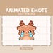 Animated Emote Sad Deer With Teary Eyes is Crying / Kawaii Emote ...