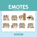 Lion Emotes for Streaming Kawaii Animal Emoji 8 Cute Lion Emote Pack - Etsy