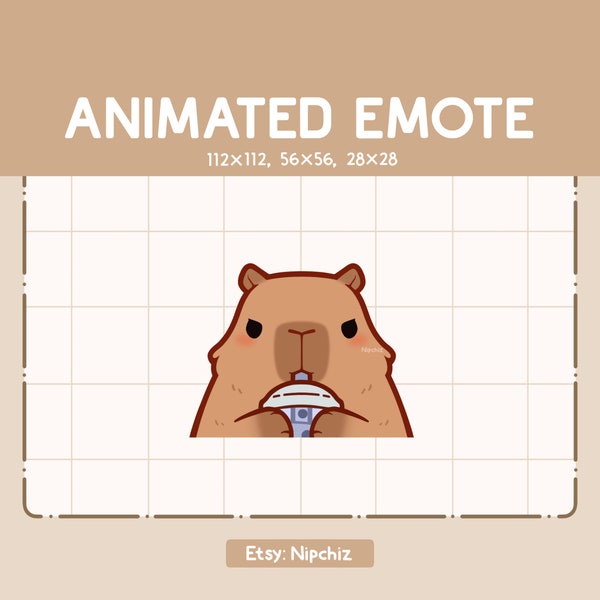 Capybara With Boba - Etsy UK
