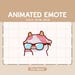 Animated Emote Cute Cat Has a Plan With Scheming Face / Emote for ...