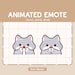 Animated Emote Chibi Wolf is Clapping His Hand / Kawaii Chibi Emote ...