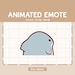 Animated Emote Chibi White Cat Waving Hello Emote / Hi Emote / Emote ...