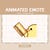 Animated Emote Adorable Chibi Goat Slapping a Table / Animal Emote for ...