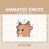 Animated Emote Cute Cat Has a Plan With Scheming Face / Emote for ...