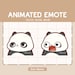 Animated Emote Cute Calico Cat is Hiding and Revealing His Face With ...