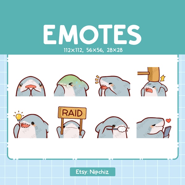 Kawaii Red Panda Emotes 8 Cute Emotes for Streamer Chibi Red Panda ...
