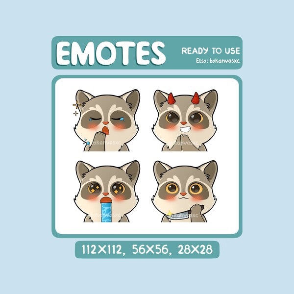 Streamer Emoji Asset - Etsy