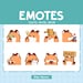Animated Emote Cute White Cat / Shaking Head Emote / Emote for Streamer ...