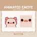 Animated Emote Cute Dino Ankylosaurus Slapping a Table / Cartoon Kawaii ...