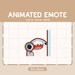 Animated Emote Chibi Curious Shark With Magnifying Glass is Examining ...