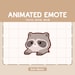Animated Emote Raccoon Slapping a Table / Funny Cute Emote / Emote for ...
