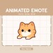 Animated Emote Orange Tabby Cat Slapping a Table / Cute Funny Emote ...