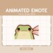 Animated Emote Chibi Frog Getting Pinched in the Cheek - Funny Aniaml ...