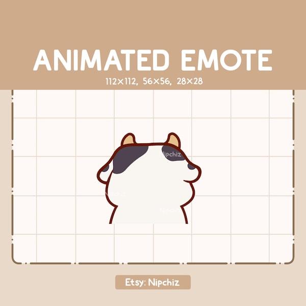 Animated Emote Goat/ Shaking Head Emote / Emote for Streamer / Ready to ...