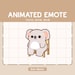 Animated Emote Adorable Koala is Sitting on a Chair and Moving Its Legs ...