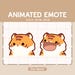 Animated Emote Capybara is Typing Through the Keyboard / Chibi Emote ...