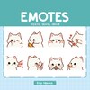 Animated Emote Angry White Cat Time is up / Emote for Streaming ...