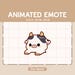 Animated Adorable Cute Cow Slapping the Table Emote / Ready to Use ...