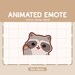 Animated Emote Cute Raccoon Waving / Hello Emote / Adorable Chibi Emote ...