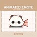 Animated Emote Panda Getting Pinched in the Cheek - Adorable Funny ...
