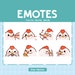 Kawaii Chicken Emotes (8) – Cute Emotes for Streamer – Chibi Chicken ...