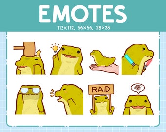 Stoat Emotes / Cute Emoji Pack / 8 Stoat Emotes for Streaming - Etsy