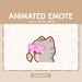 Animated Emote Rabbit Has a Plan With Scheming Face / Adorable Cartoon ...