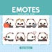 Animated Emote Chibi White Cat is Taking a Note / Cute Emote / Ready to ...