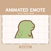 Animated Emote Gray Tabby Cat Slapping a Table Kawaii Emote for ...