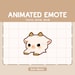 Animated Emote Adorable Chibi Goat Slapping a Table / Animal Emote for ...