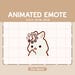 Animated Emote Cute Rabbit Confused Showed by a Loading Sign - Emote ...