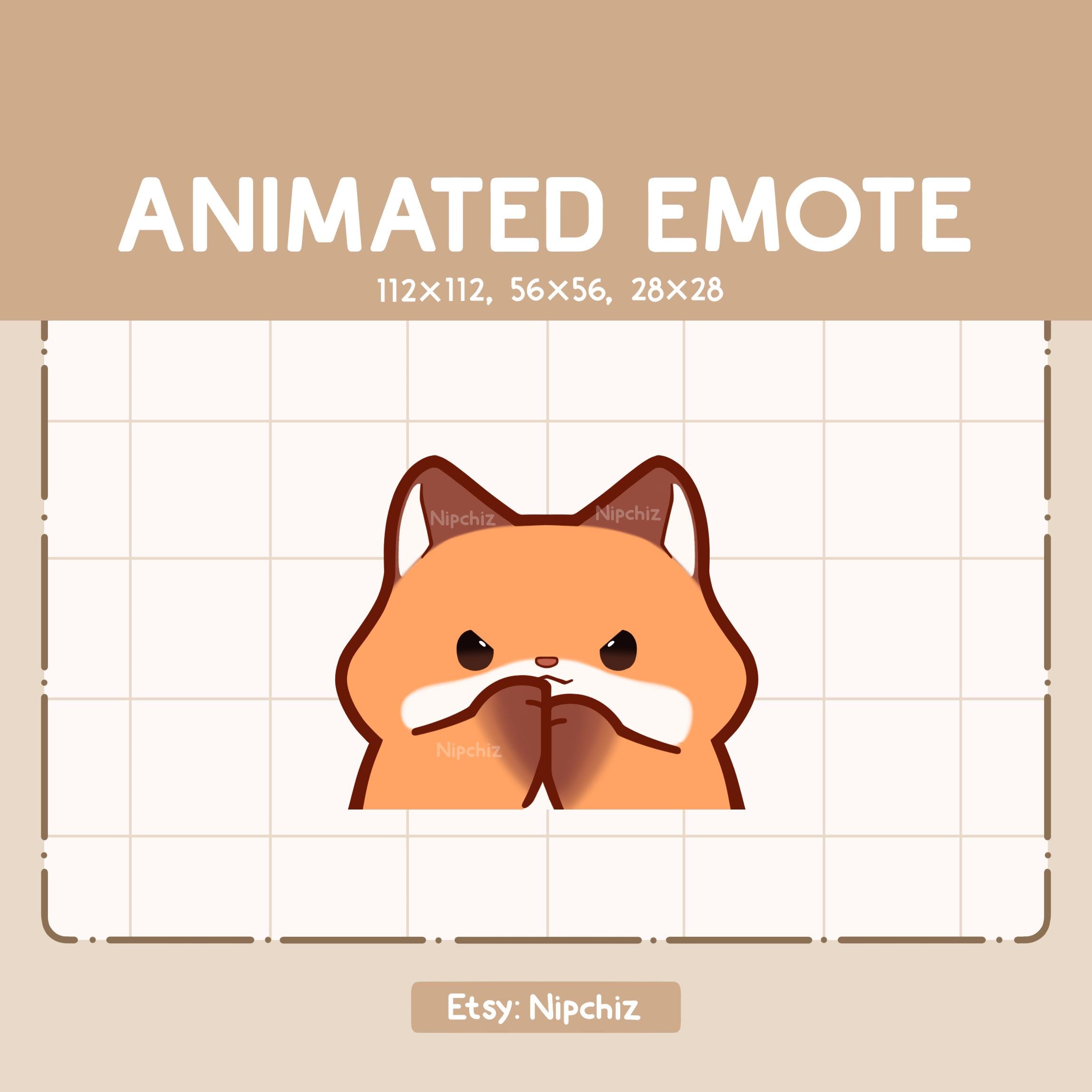 Animated Emote Adorable Fox Has a Plan With Scheming Face / Cute Funny ...