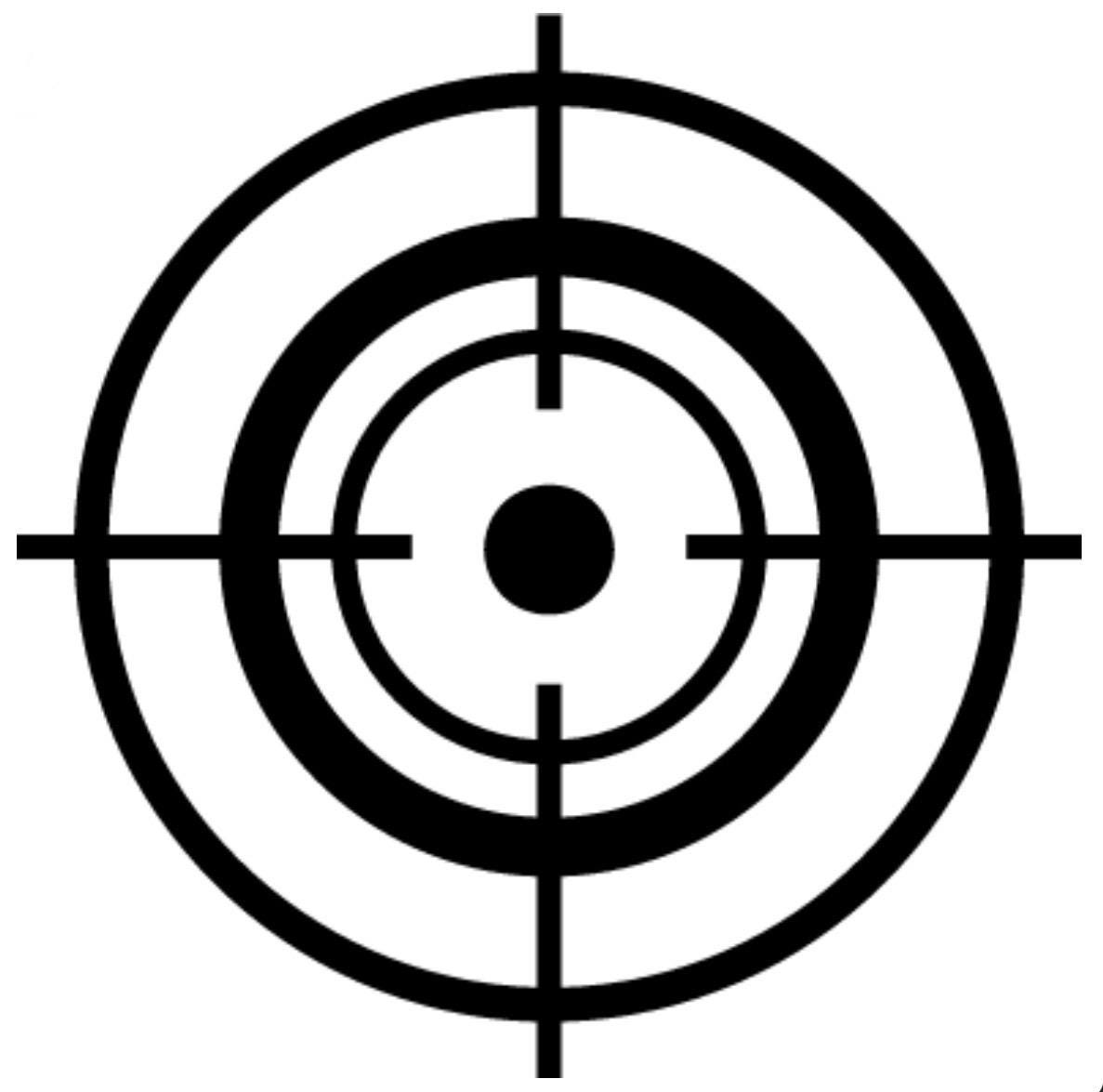 Scope Target Decal Sticker | Graphic Decal | Gothic Sticker | Laptop ...