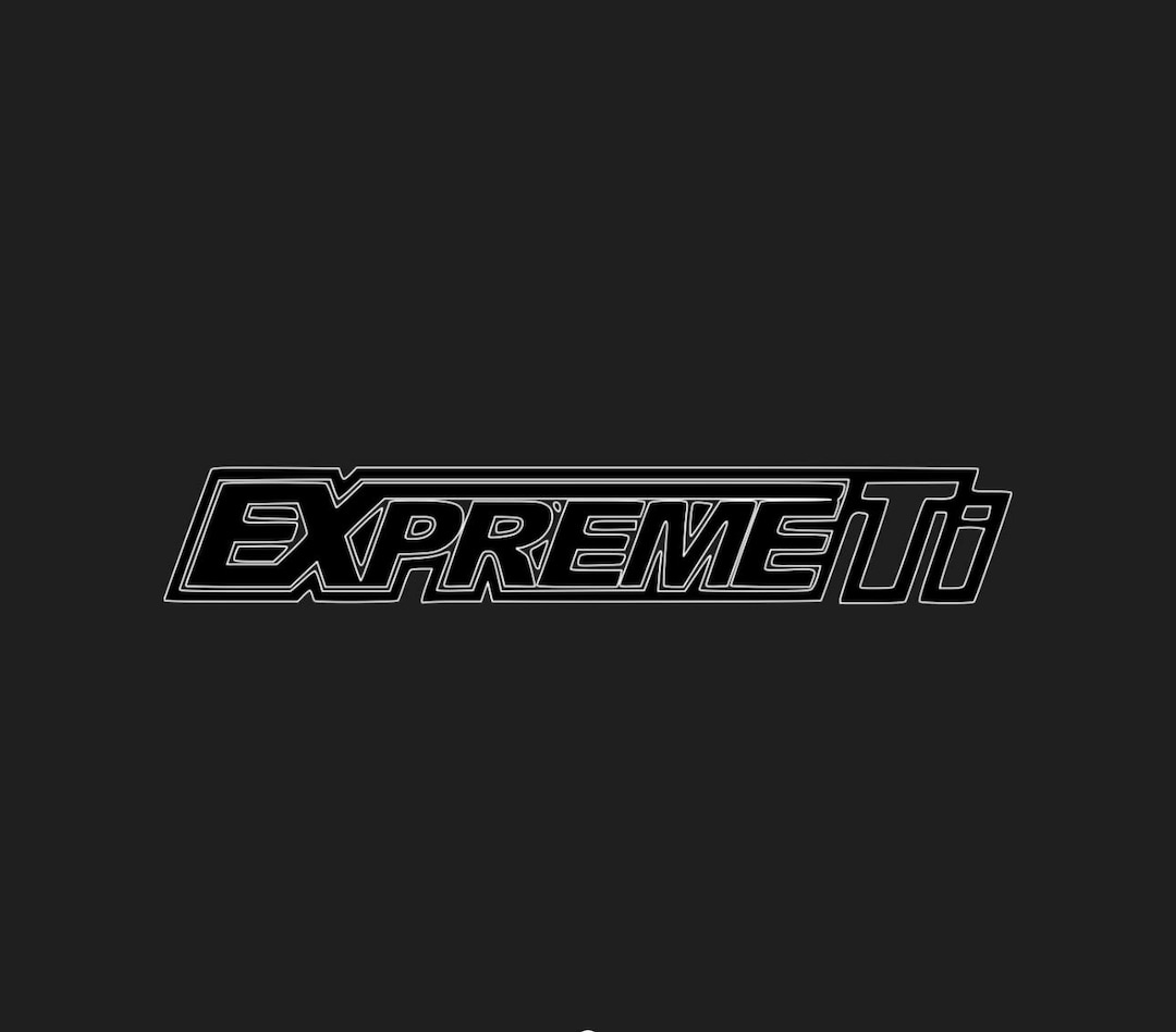 Extremeti Tomei Exhaust Decal Sticker | Titanium Performance Inspired ...