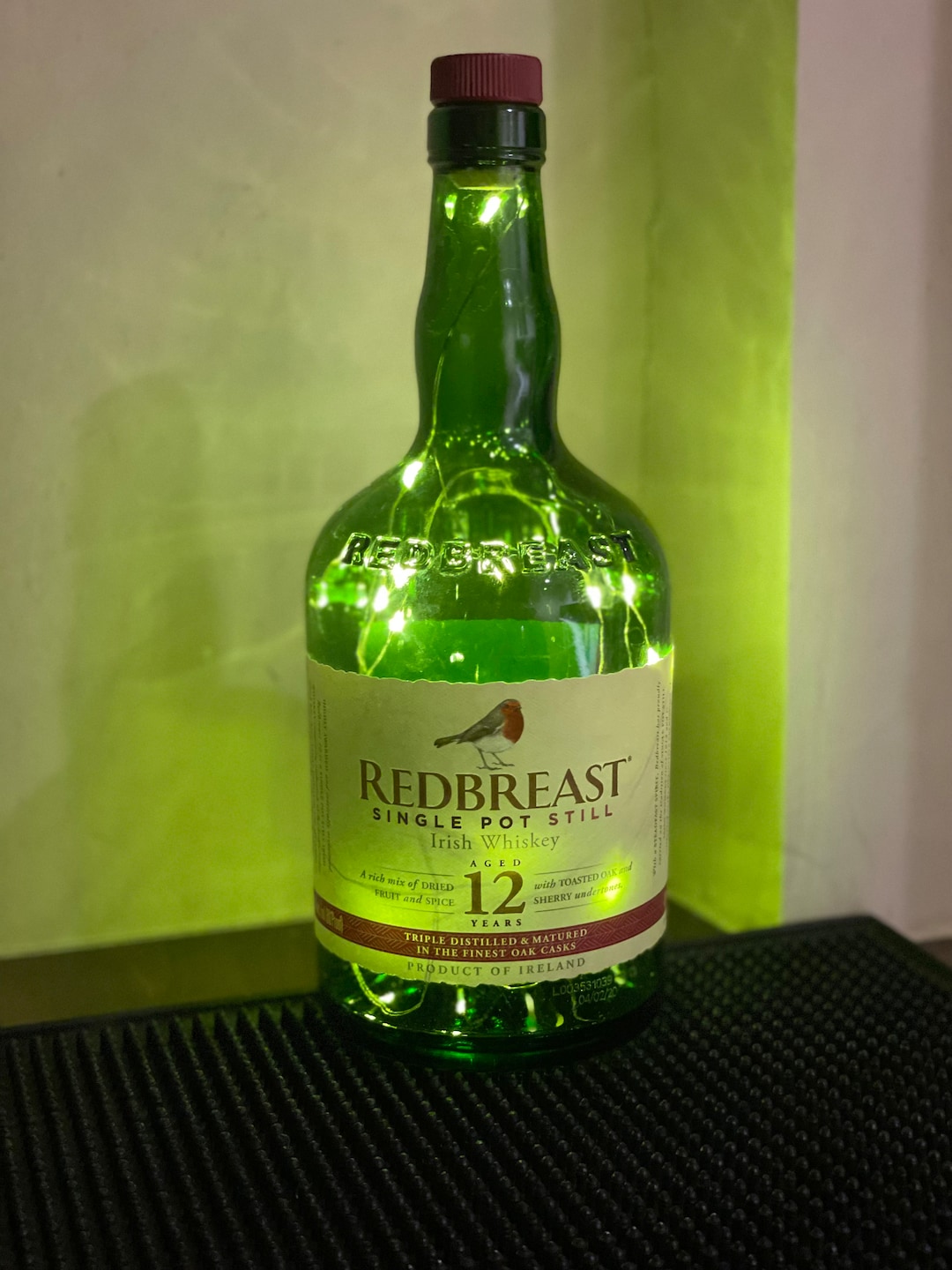 Redbreast Irish Whiskey Bottle With Battery-operated LED Lights 750ml ...
